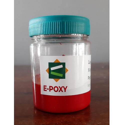 Post Office Red Epoxy Liquid Pigment from E-Poxy for epoxy